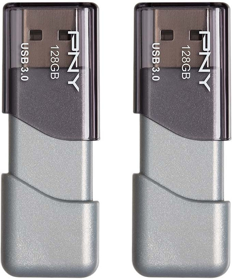 128GB Turbo Attaché 3 USB 3.0 Flash Drive, 2-Pack, Silver | Michaels