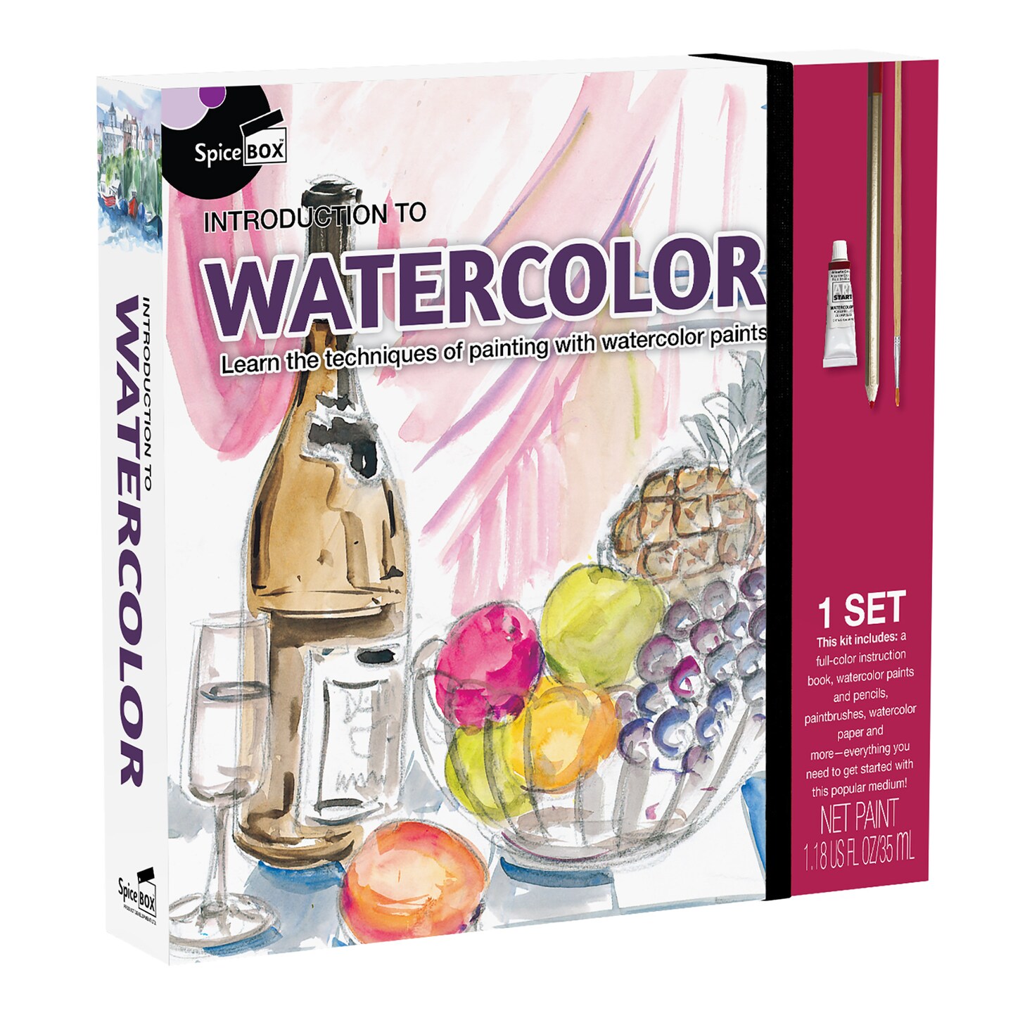 SpiceBox Introduction to Watercolor Kit - Unleash Your Artistic ...