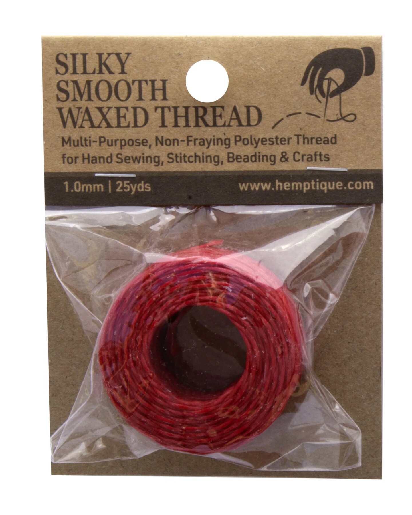 Hemptique Multi-Purpose 1.0mm Silky Smooth Waxed Poly Thread Card ...