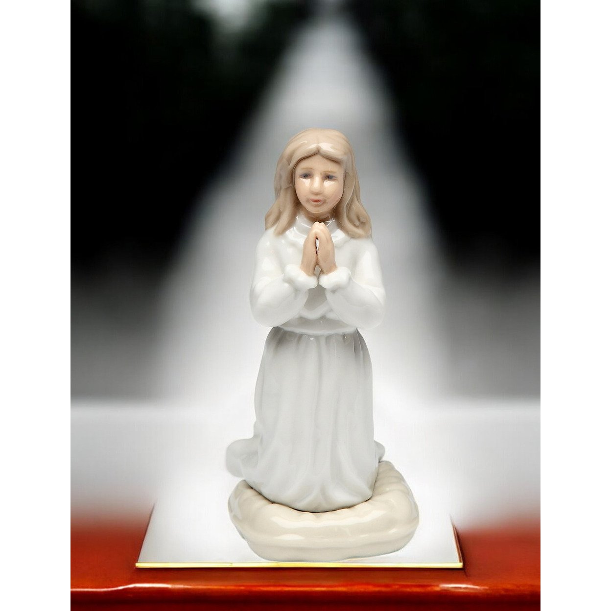 Ceramic Praying Girl Figurine 4" Thoughtful | Michaels