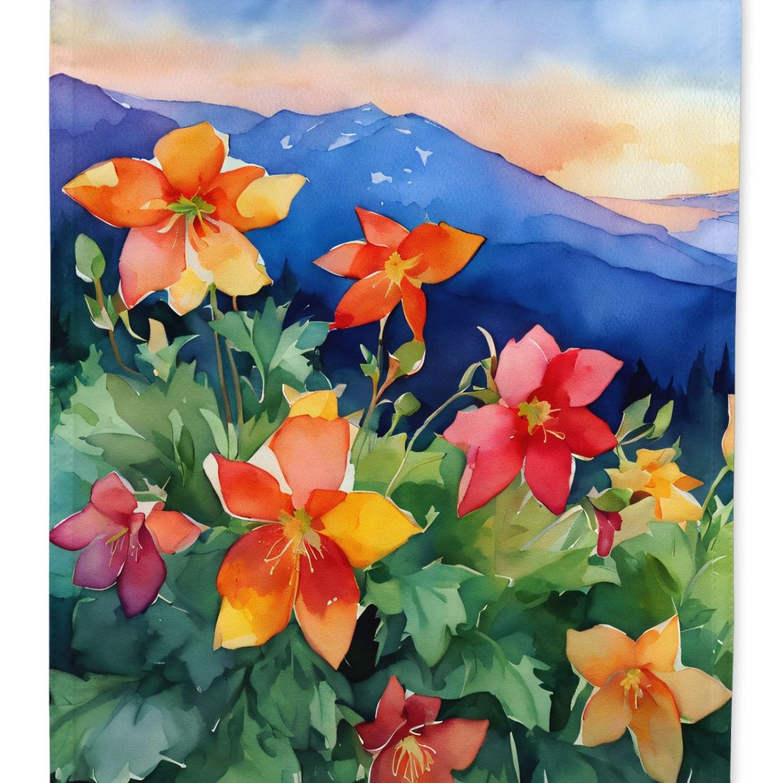 Edge Collections - 28" X 40" - Multicolor - Colorado Rocky Mountain ...