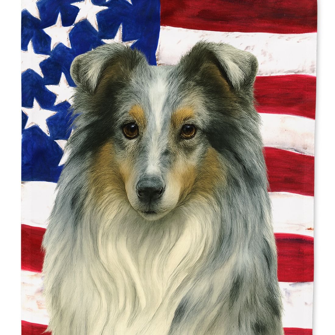 Edge Collections - 28" X 40" - Blue - Merle Collie Large Porch ...