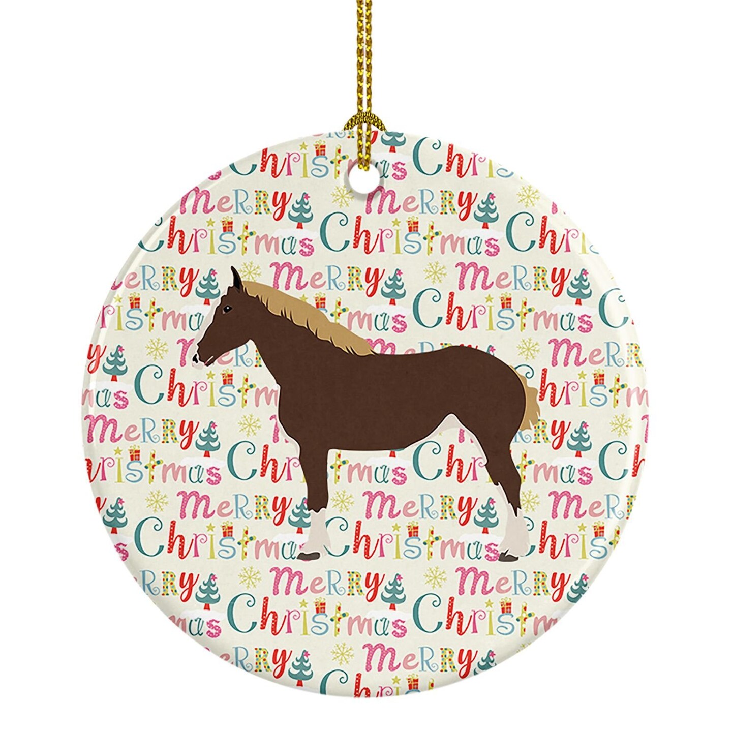 Edge Collections - 2.80" X 0.15" - Multicolor - Percheron Horse ...