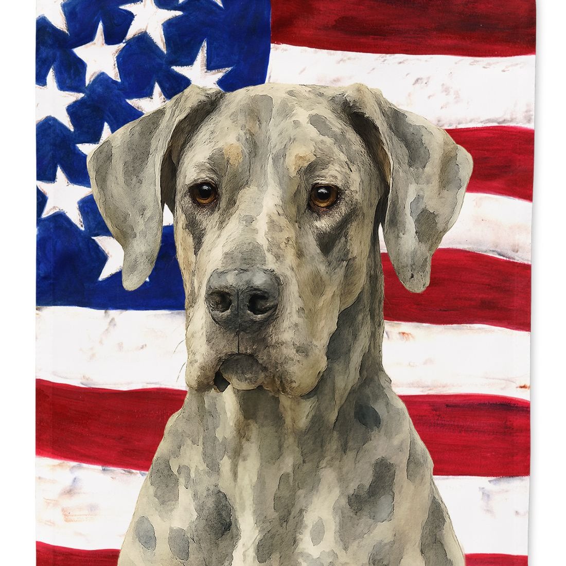 Edge Collections - 11" X 0" - Multicolor - Merle Great Daneative Yard ...