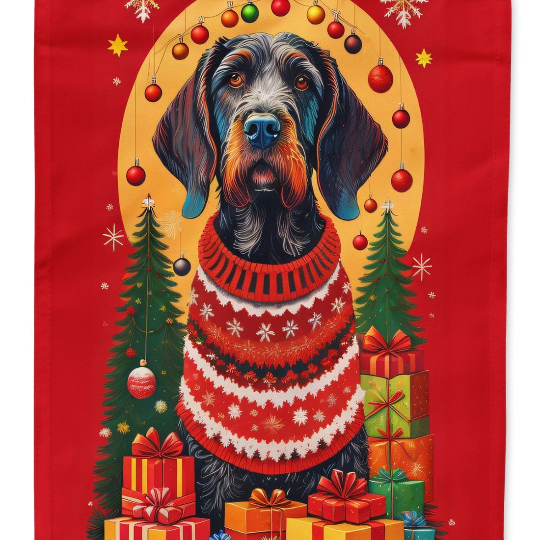 Edge Collections - 28" X 40" - Multicolor - German Wirehaired Pointer ...