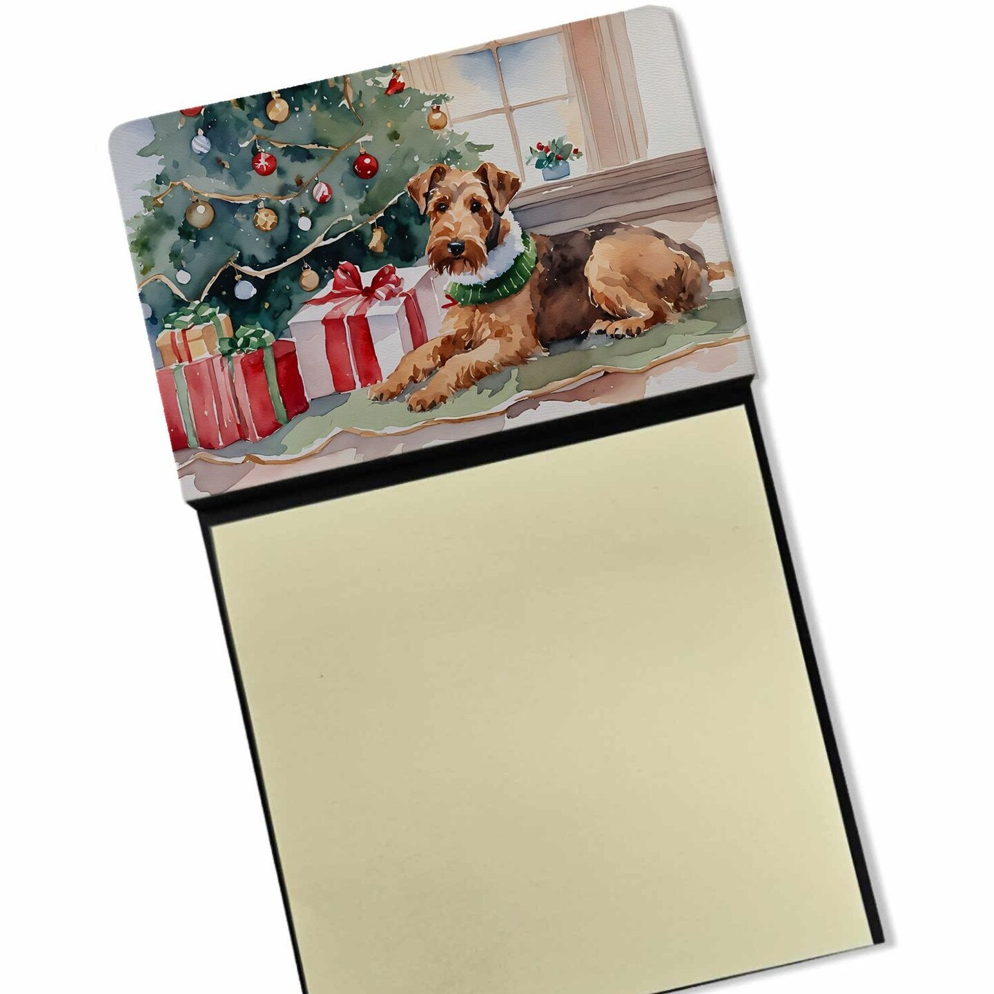 Edge Collections - 3" X 3" - Multicolor - Decorative Airedale Terrier ...