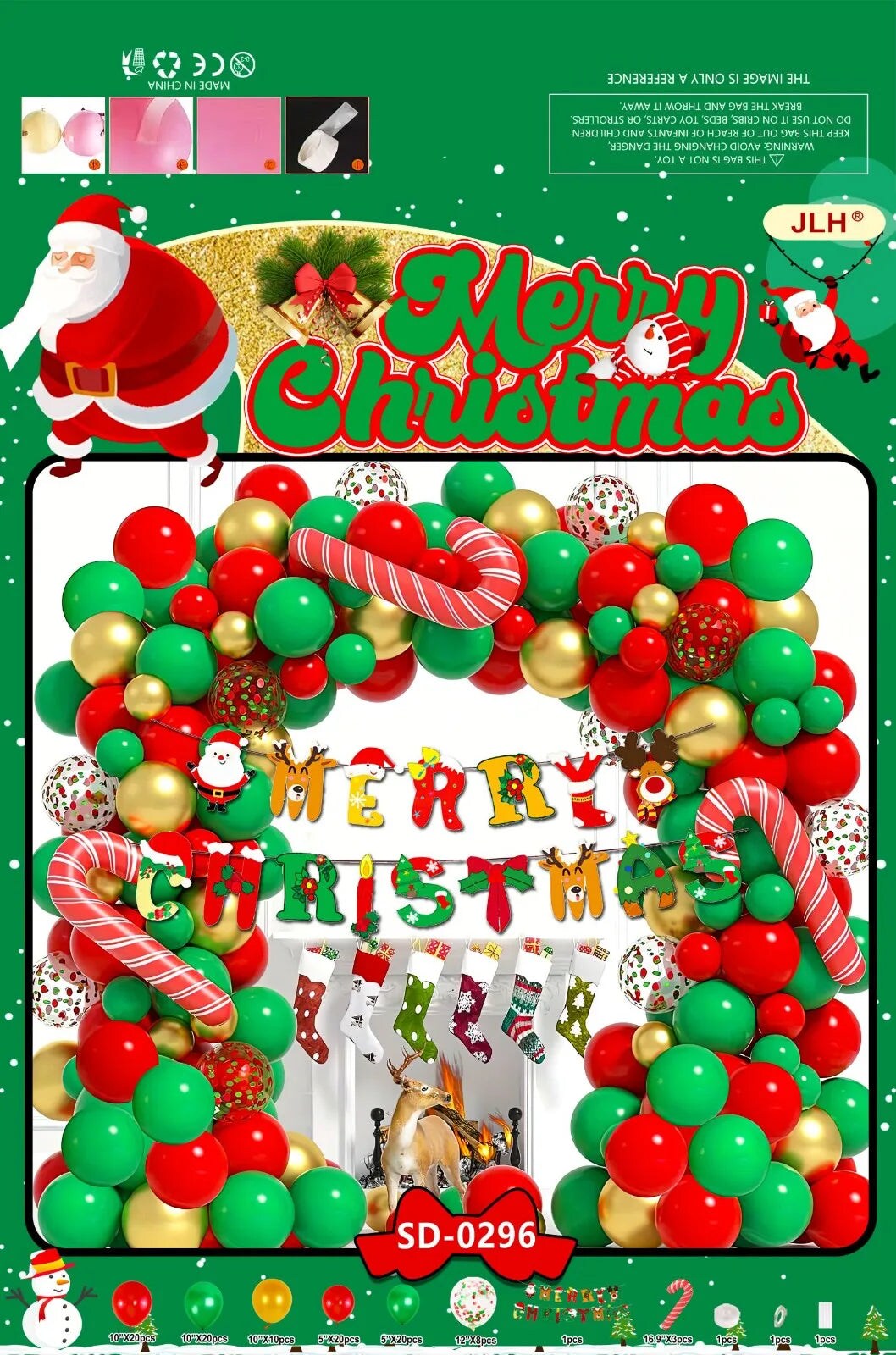 Balloon Arch Set - Candy Cane Wonderland F07M2-16 SD-0296 | Michaels