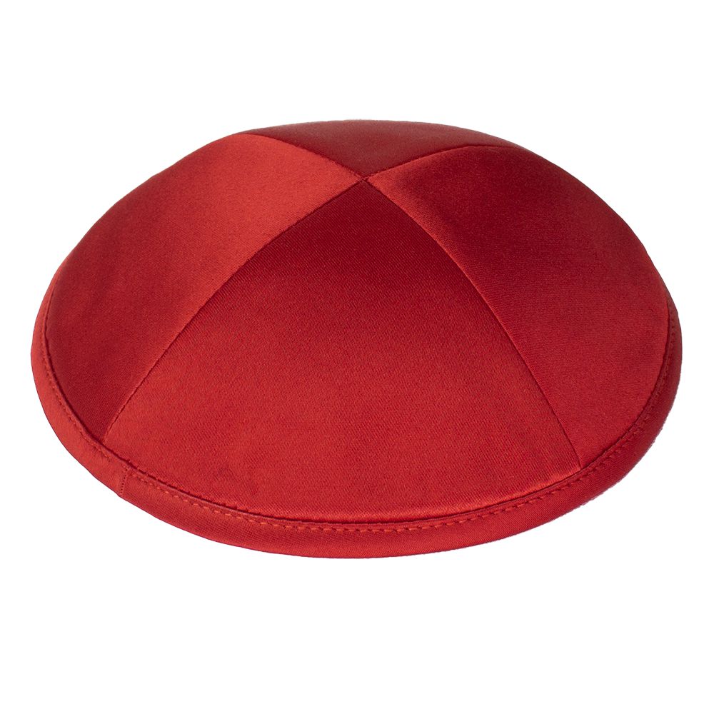 Kippah Red Deluxe Satin | Michaels