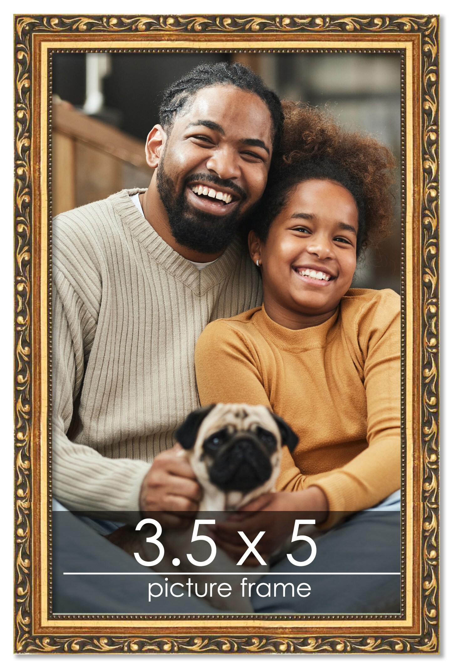 3.5x5 Museum-Quality Picture Frame with UV-Resistant Acrylic & Acid ...