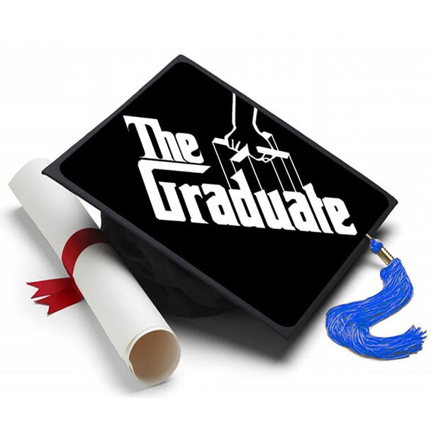 Grad Cap Topper The Graduate , Graduation Cap Decorations by Tassel ...
