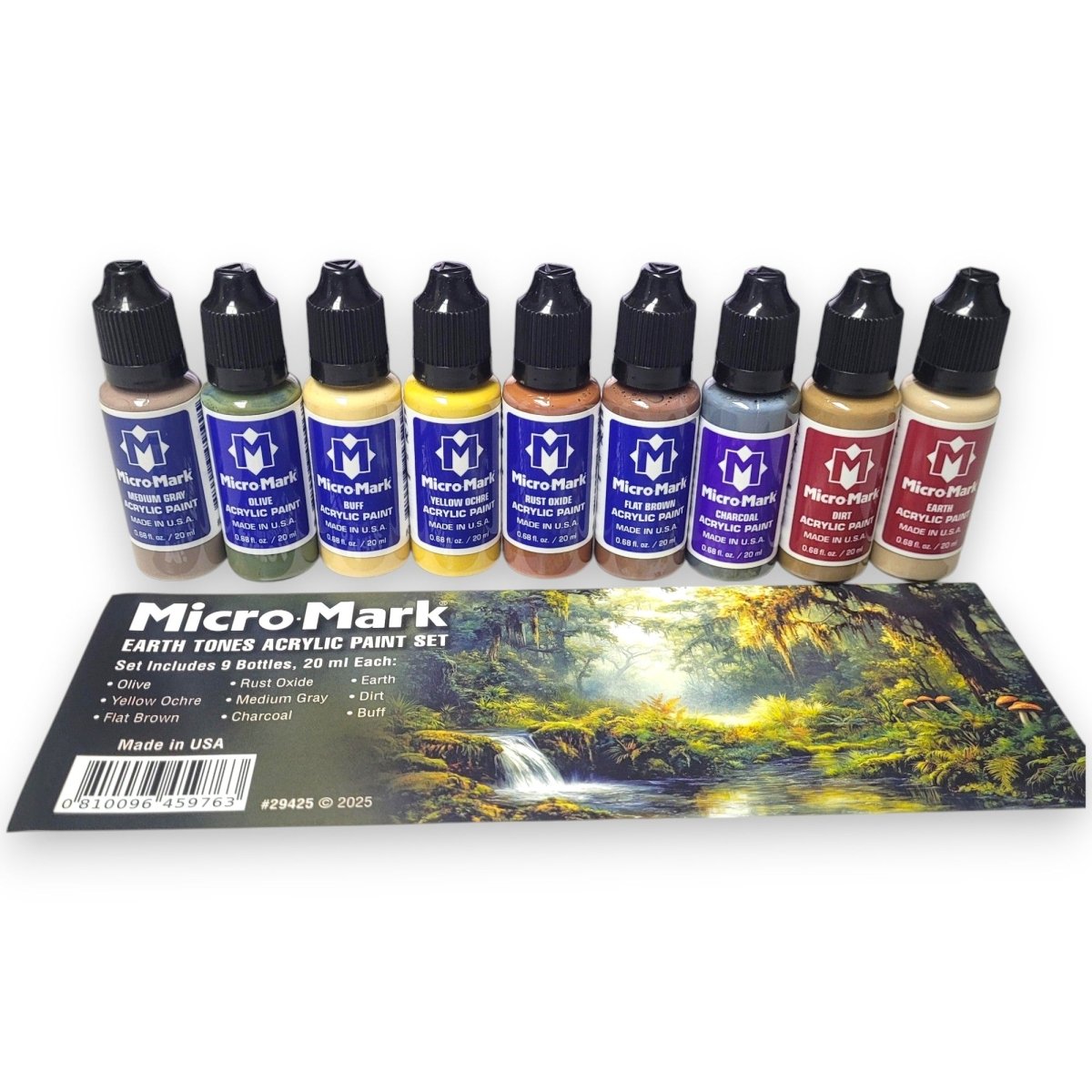 Micro-Mark Earth Tones Acrylic Paint Set, 9pc | Michaels