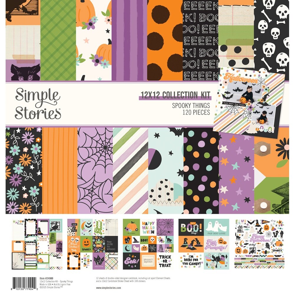 Simple Stories Collection Kit 12"X12"-Spooky Things | Michaels