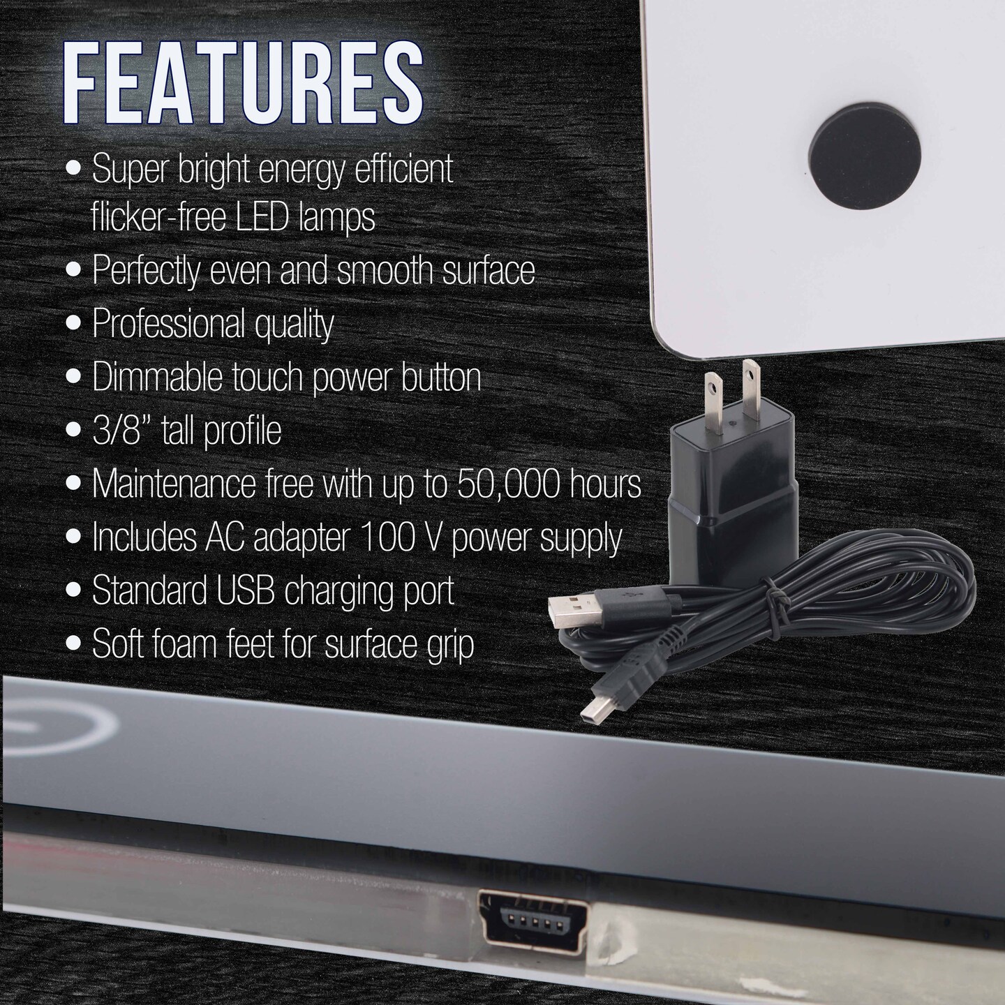 Lightmaster 18.75" Diagonal A4 LED Light Box Board - 9" x 12", Light ...