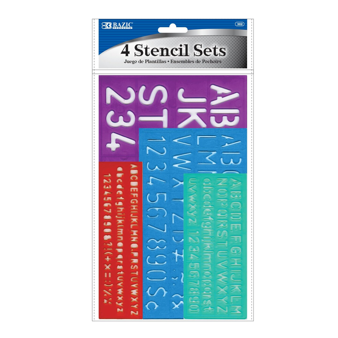 Letter Stencil Sets, Sizes 8 10 20 30 mm, Letters Number Mathematics ...