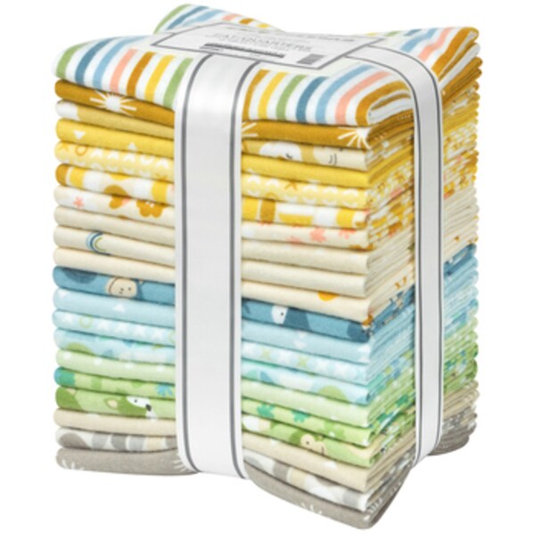 Cozy Cotton Flannel Fat Quarter Bundle in Muted by Studio RK for Robert ...