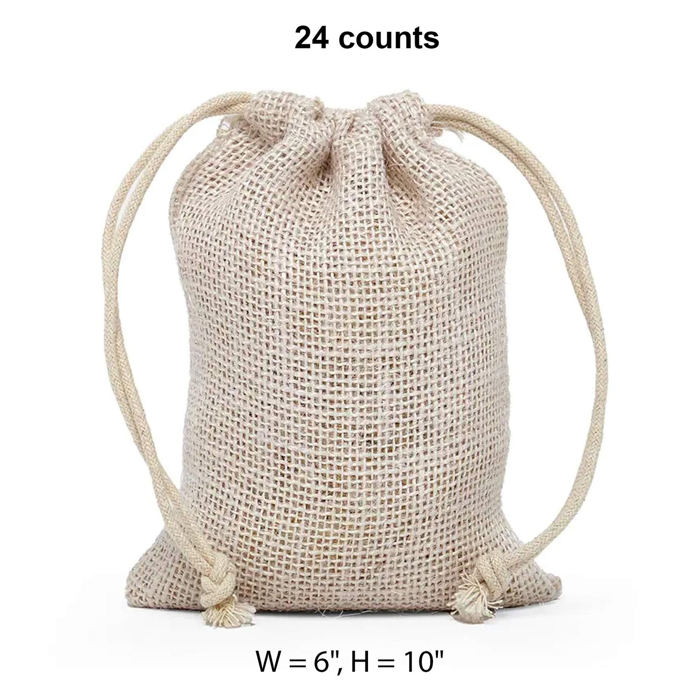 Colored Jute Bag 6" x 10" Spacious and Versatile | Michaels