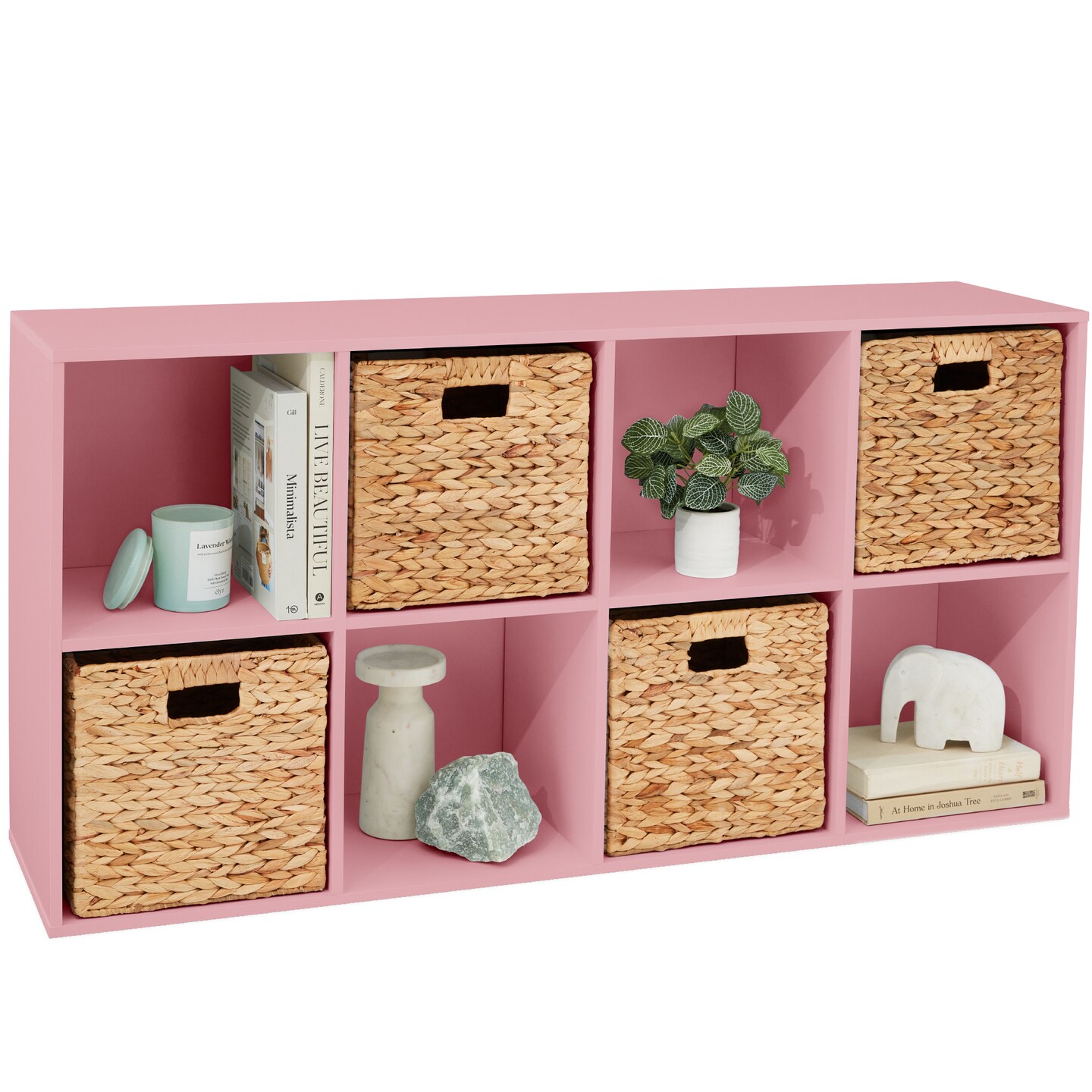 Best Choice Products 8-Cube Bookshelf, 11in Display Storage System ...