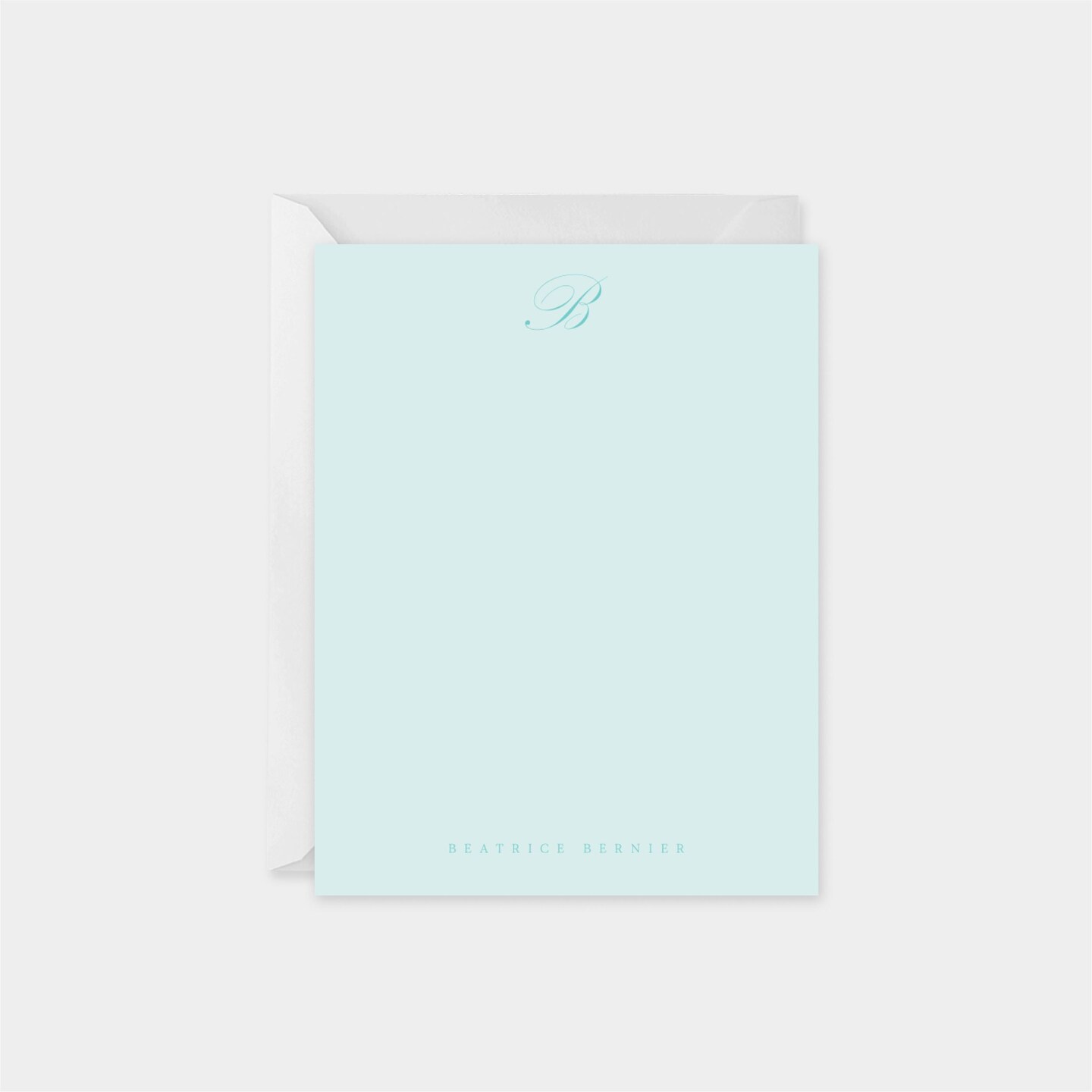 Script Monogram Note Card II | Michaels