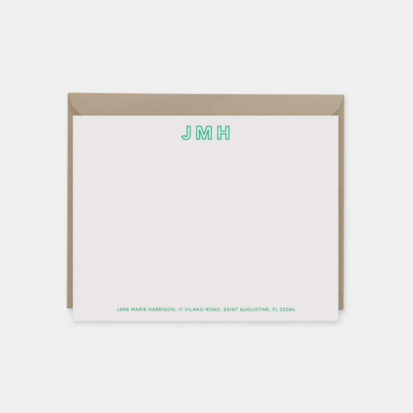 Modern Monogram Note Cards | Michaels