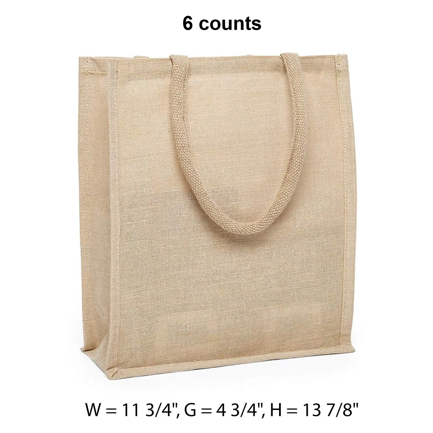 Practical Natural Jute Bag 11 3/4" x 4 3/4" x 13 7/8" | Michaels