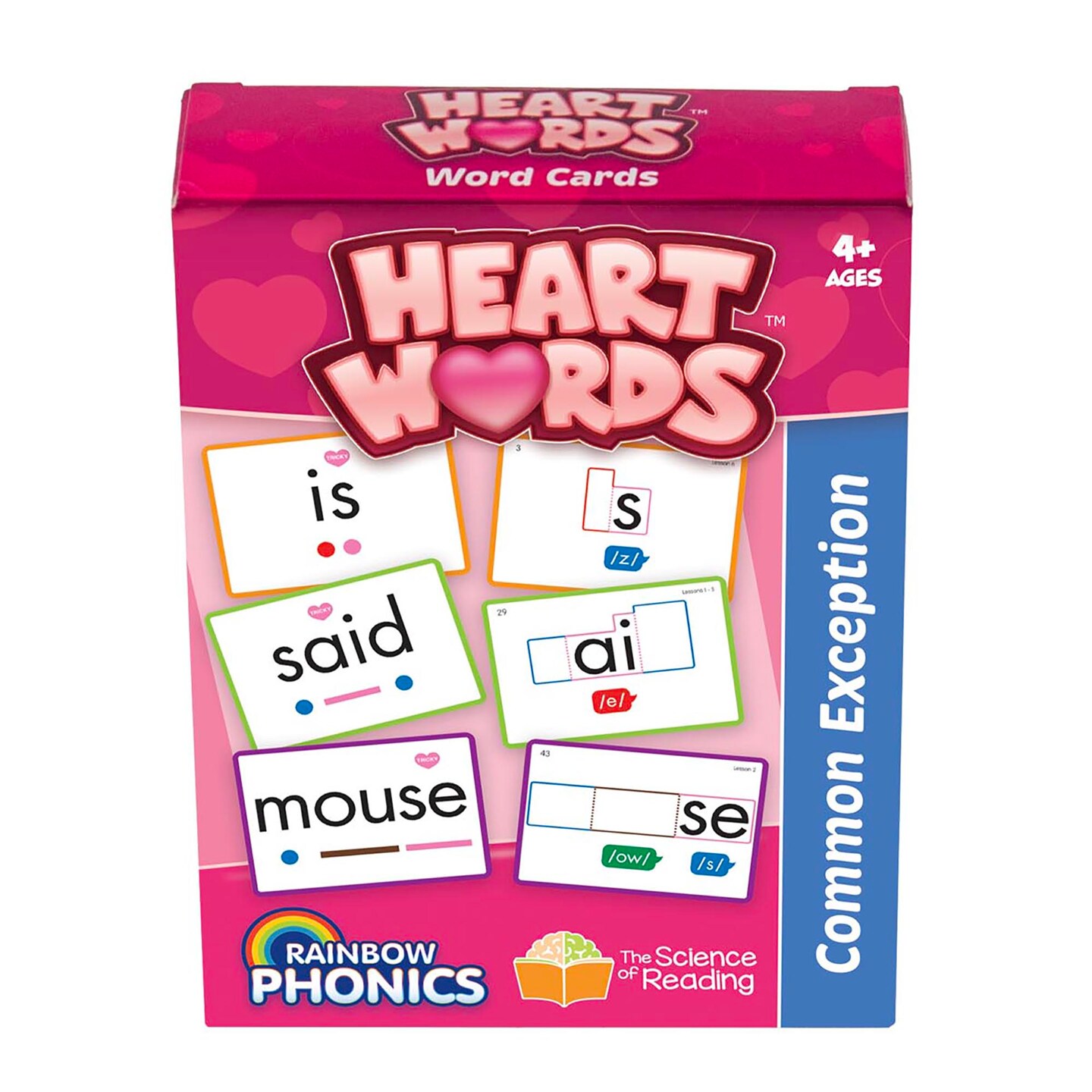 Rainbow Phonics: Heart Words 93 Flash Cards | Michaels