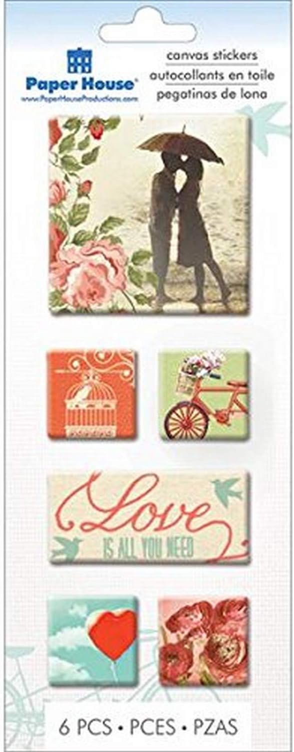 Paper House Romance Canvas Stickers | Michaels