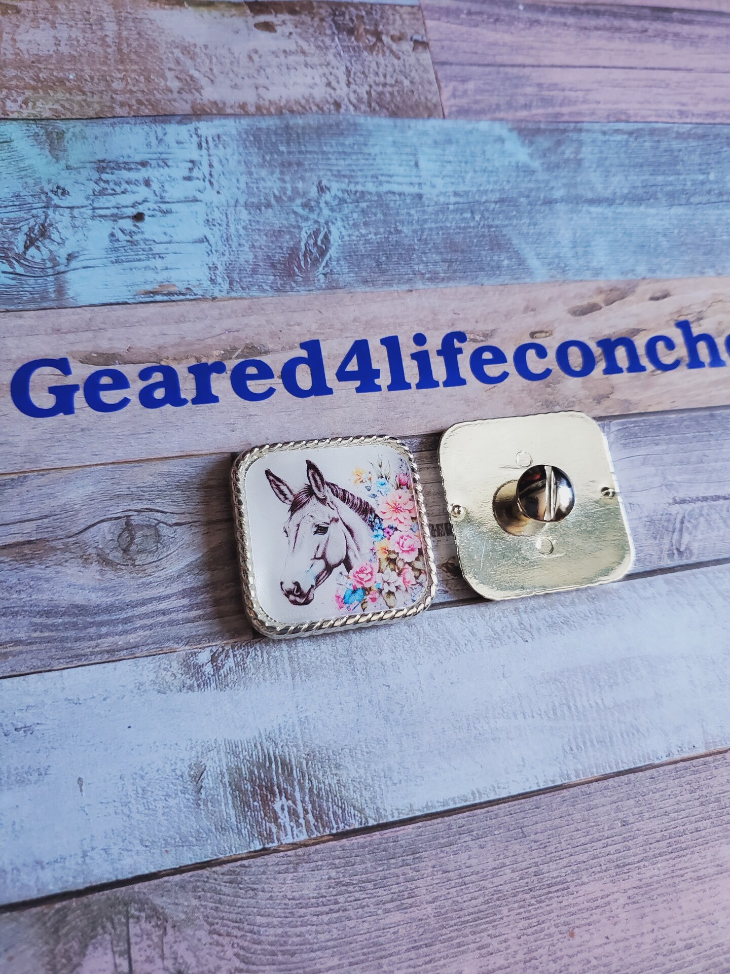 Mule lover conchos, screwback concho, custom conchos, bling conchos ...