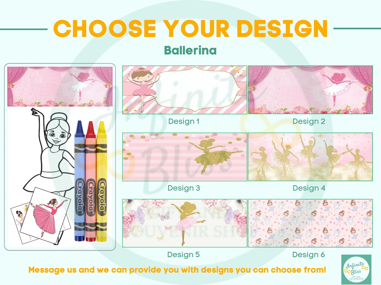 Ballerina Coloring Packs | Ballerina Coloring Pages | Ballet Party ...