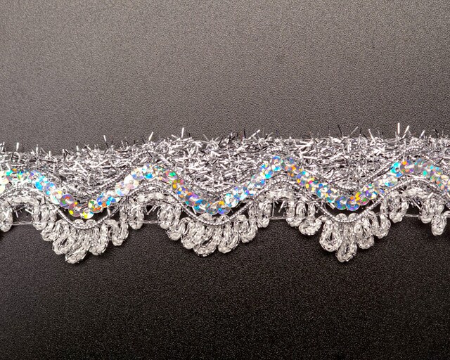 1 3/4" x 15 Yards Silver Metallic Trim Pack of 5 | Michaels