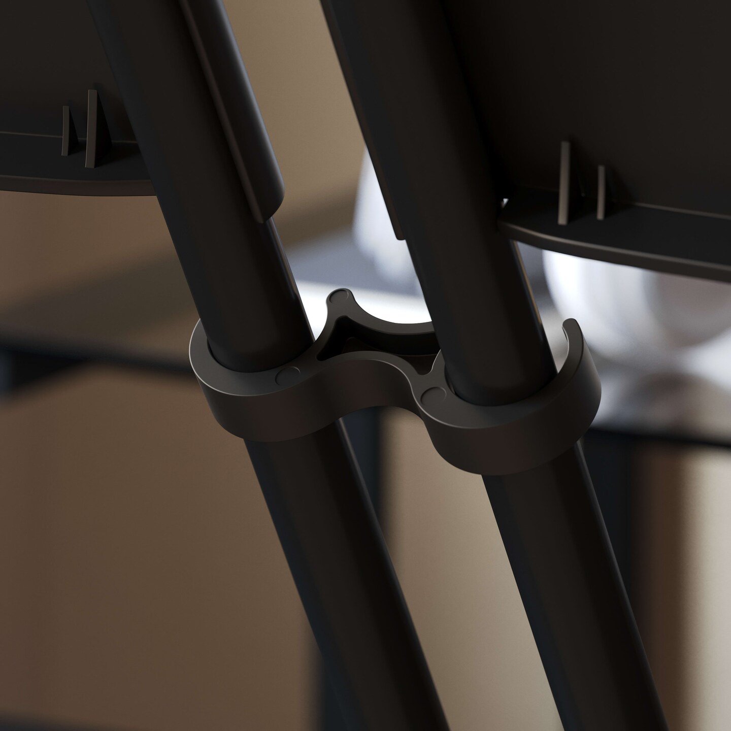 Emma and Oliver Mata Set of 2 Wide Plastic Ganging Clips for Extra Wide ...