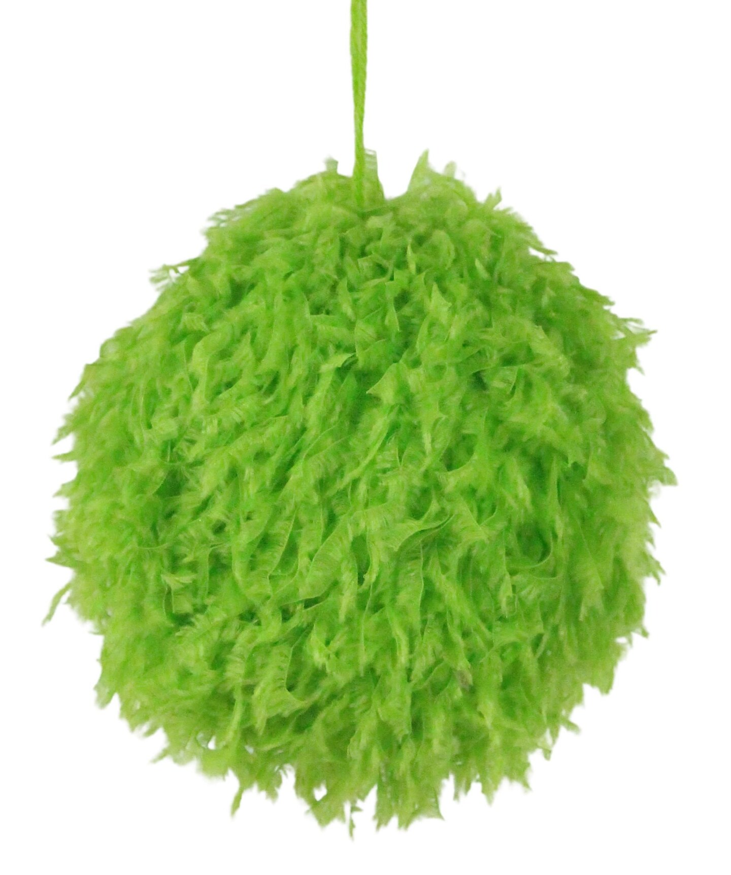 Lime Green Furry Monster Shatterproof Christmas Ornaments | Michaels