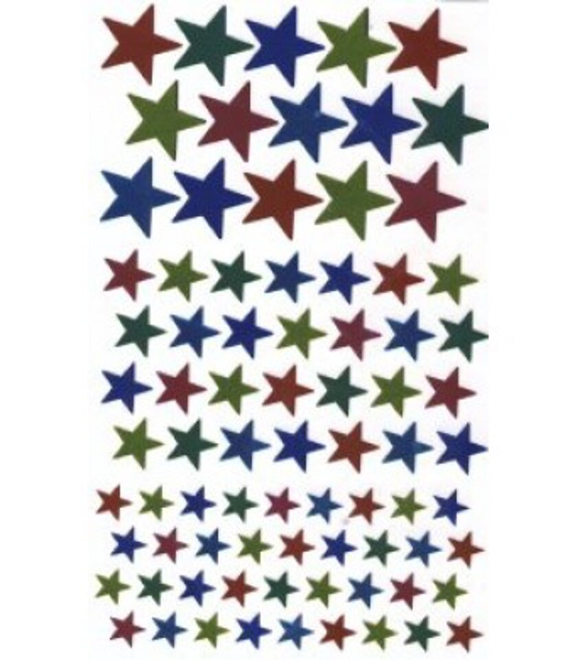 Metallic Star Stickers – 790 Pack, 6 Sheets Shiny Reward & Craft ...