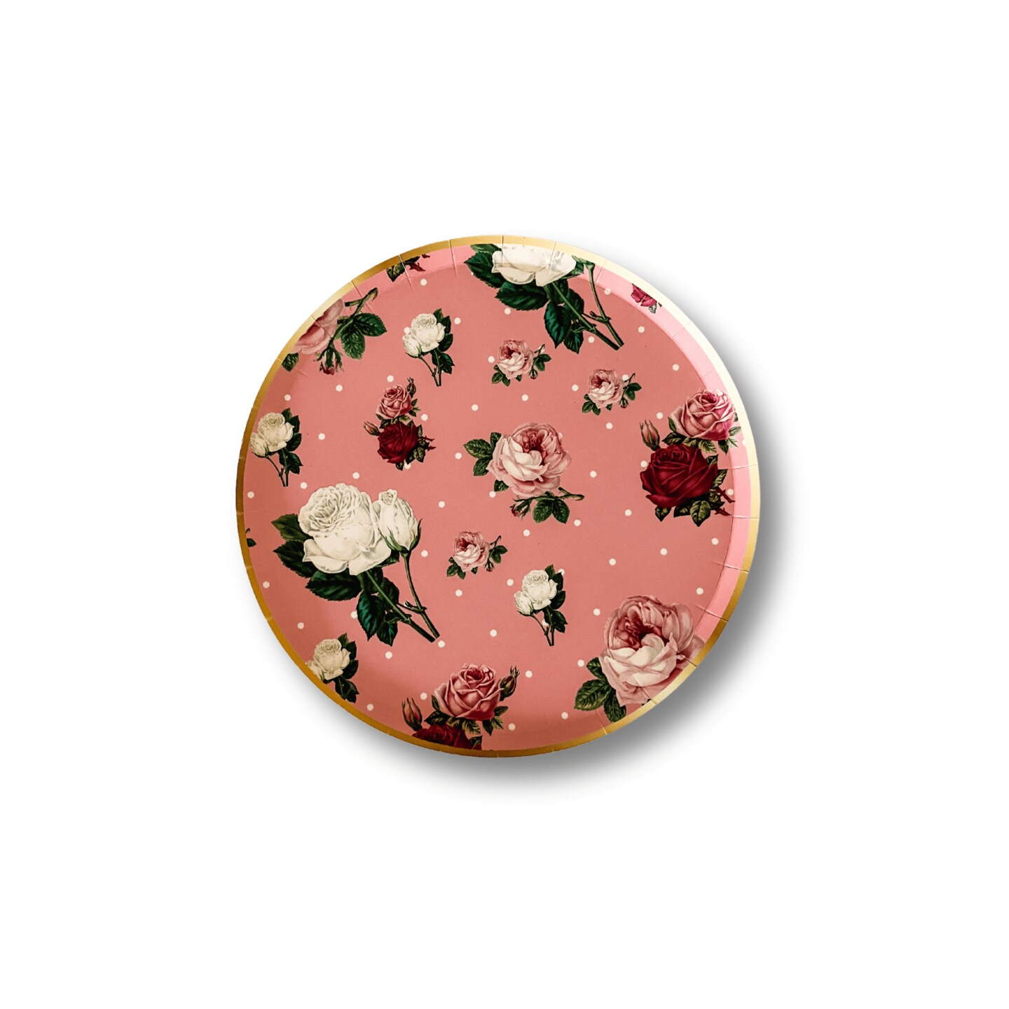 Patisserie Vintage Pink Floral Small Paper Plate (8pcs) | Michaels