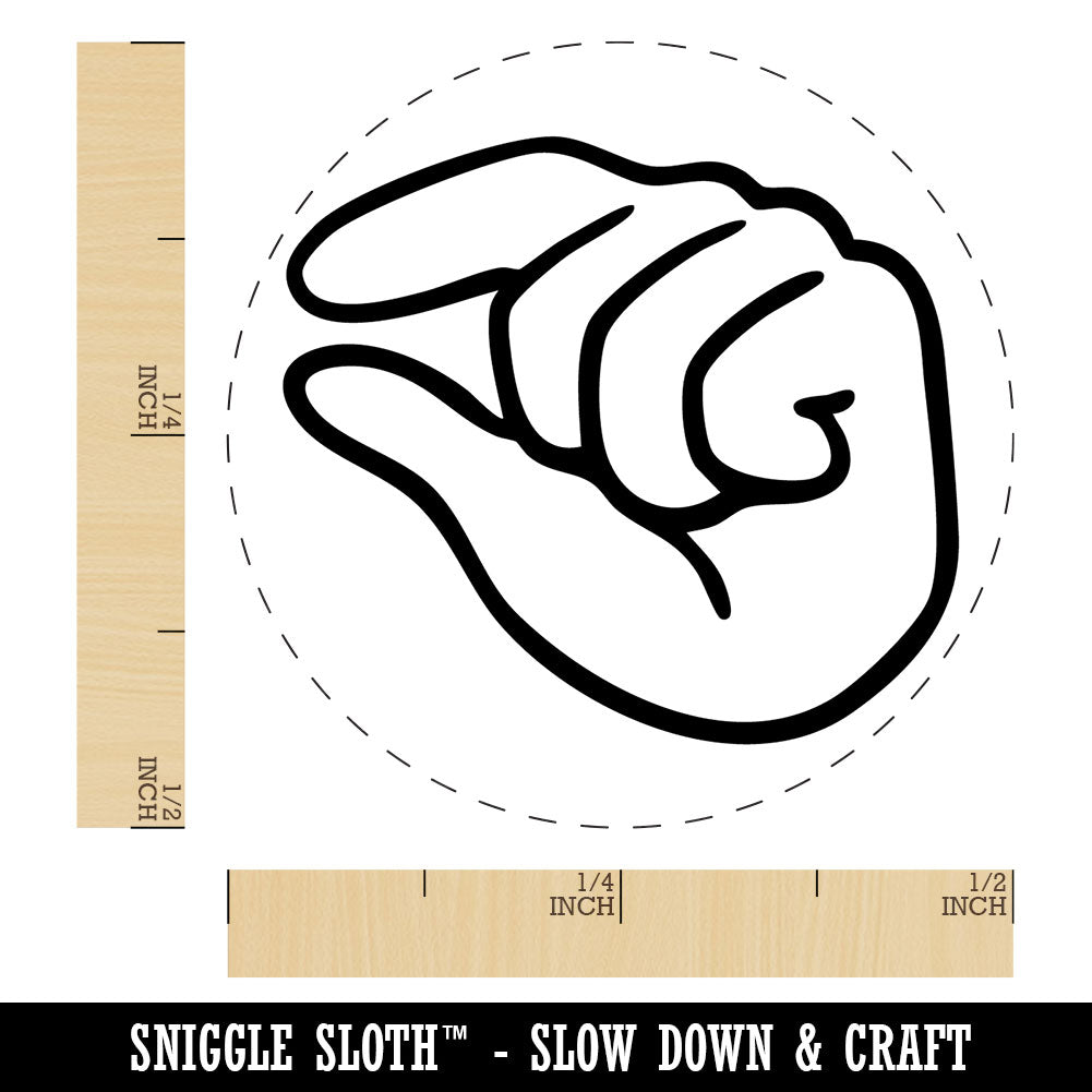 Hand Pinching Fingers Self-Inking Rubber Stamp for Stamping Crafting ...