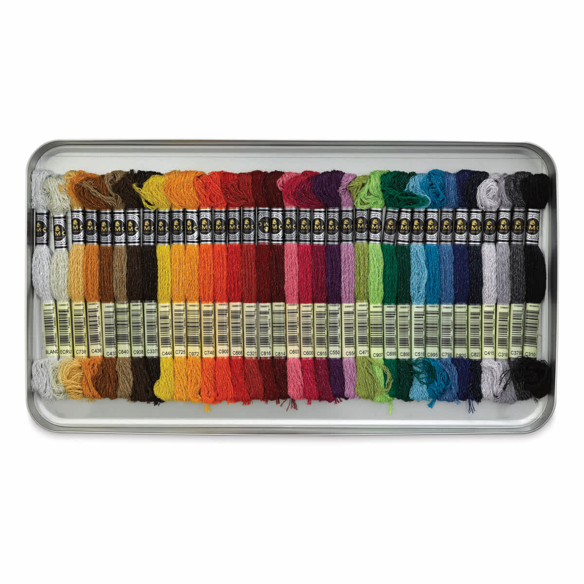 DMC Mouliné Étoile Collector’s Tin Embroidery Floss Set - Set of 35 ...