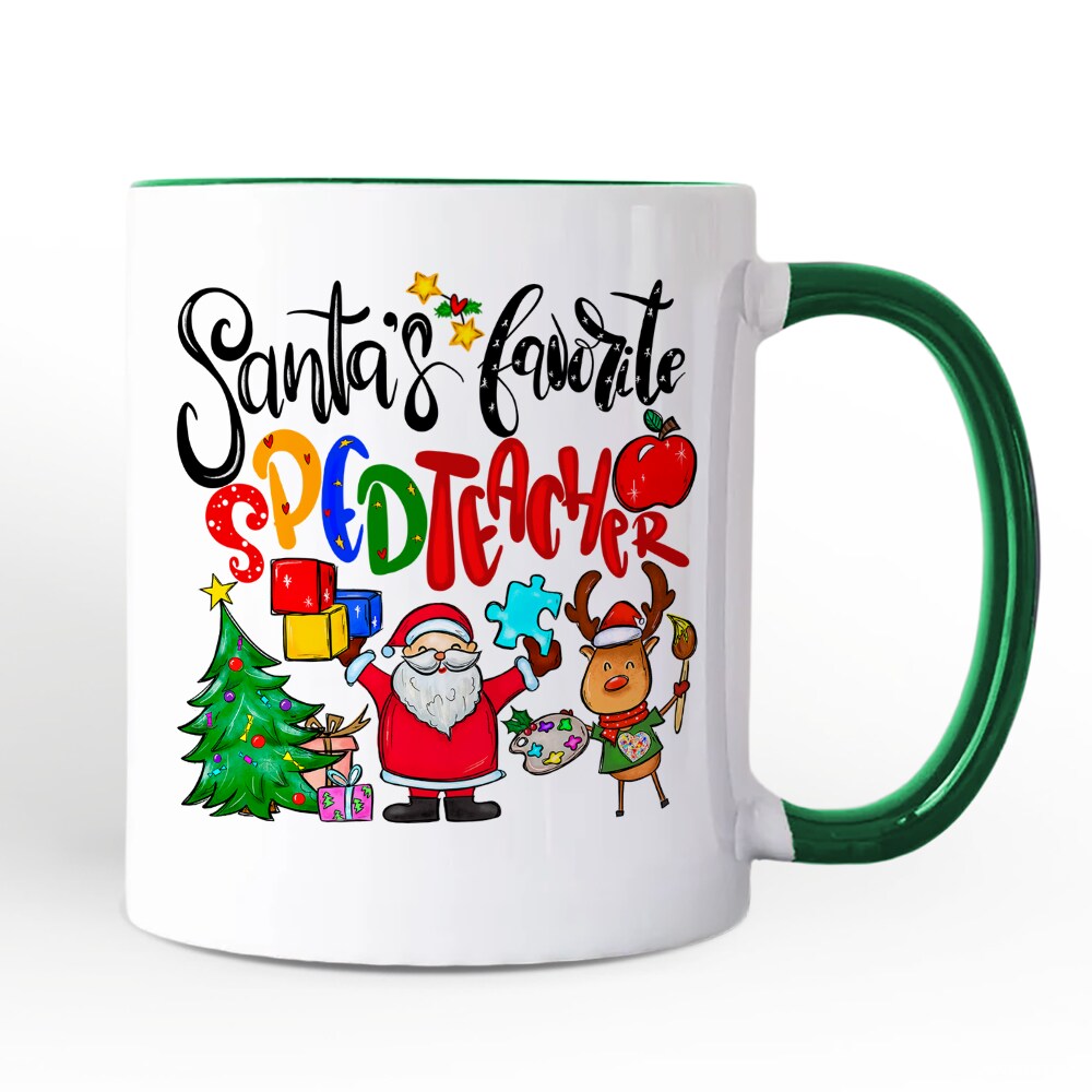 Santa’s Favorite Special Education Teacher Mug, Children with Autism ...