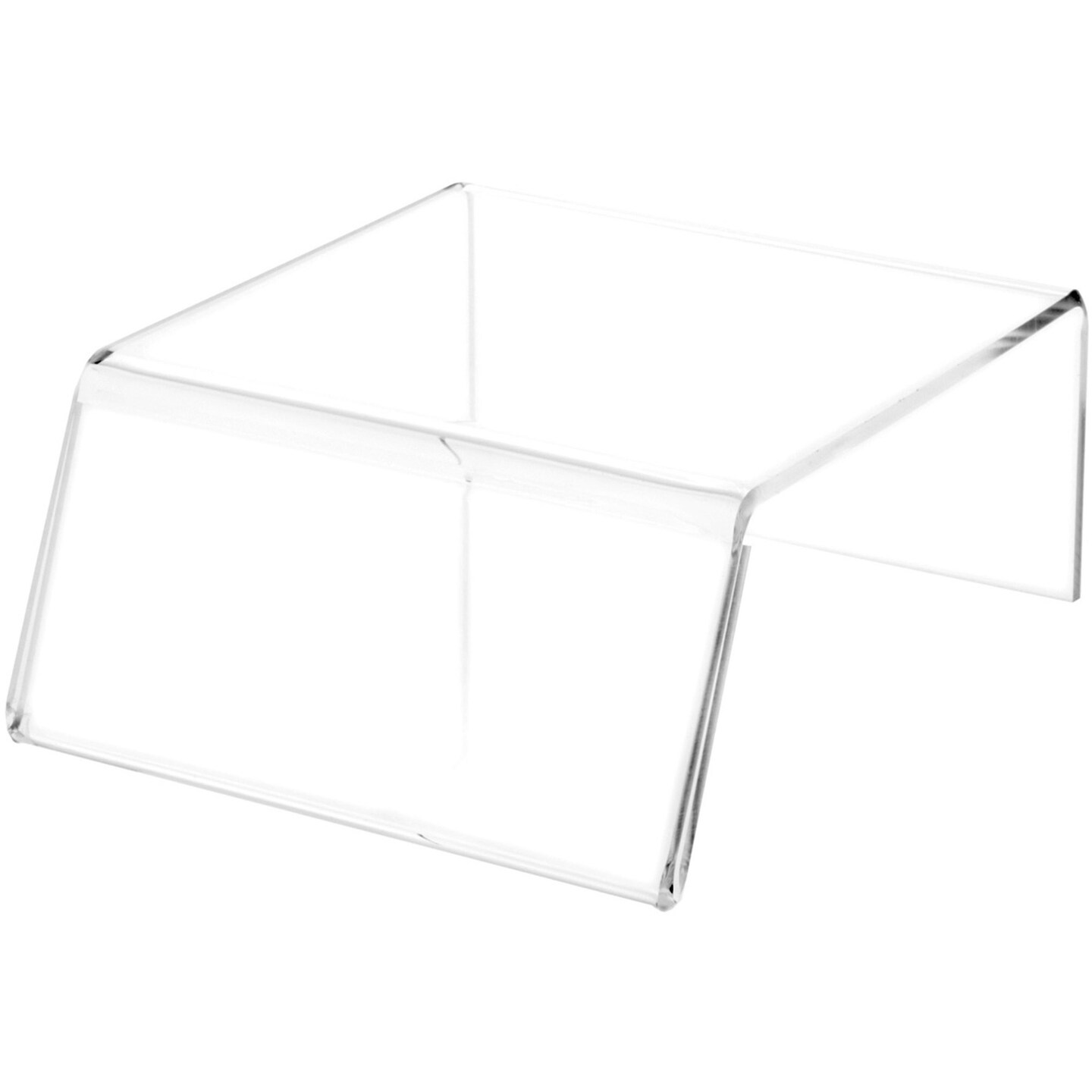 Plymor Clear Acrylic Sign-Holder Display Riser, 3.25" H x 6.5" W x 8.25 ...