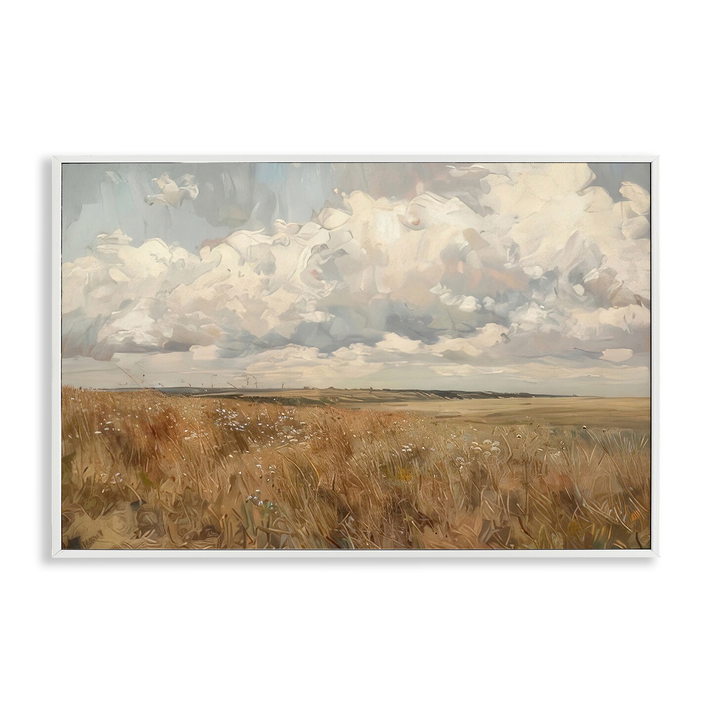 Stupell Industries Wide Open Farm Field Framed Giclee Design by LSR ...