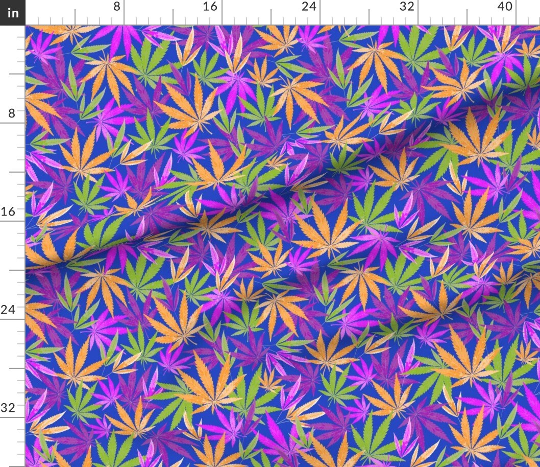 Various Fabrics by the Yard or Fat Quarter Colorful Purple Green Yellow ...