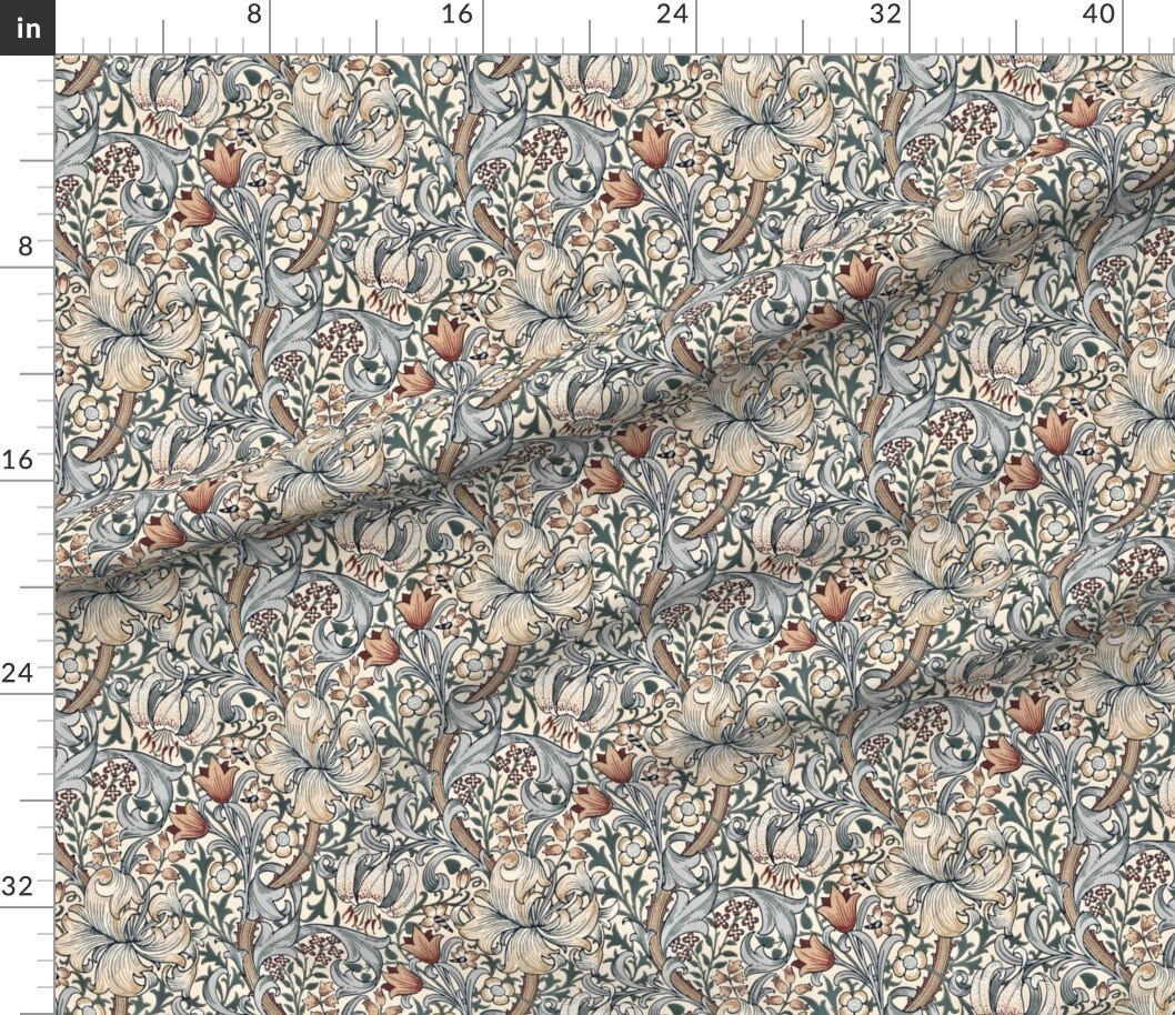 Various Fabrics by the Yard or Fat Quarter Art Nouveau William Morris ...