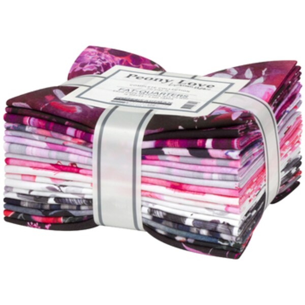 Peony Love Fat Quarter Bundle by Lauren Wan for Robert Kaufman (FQ-2182 ...
