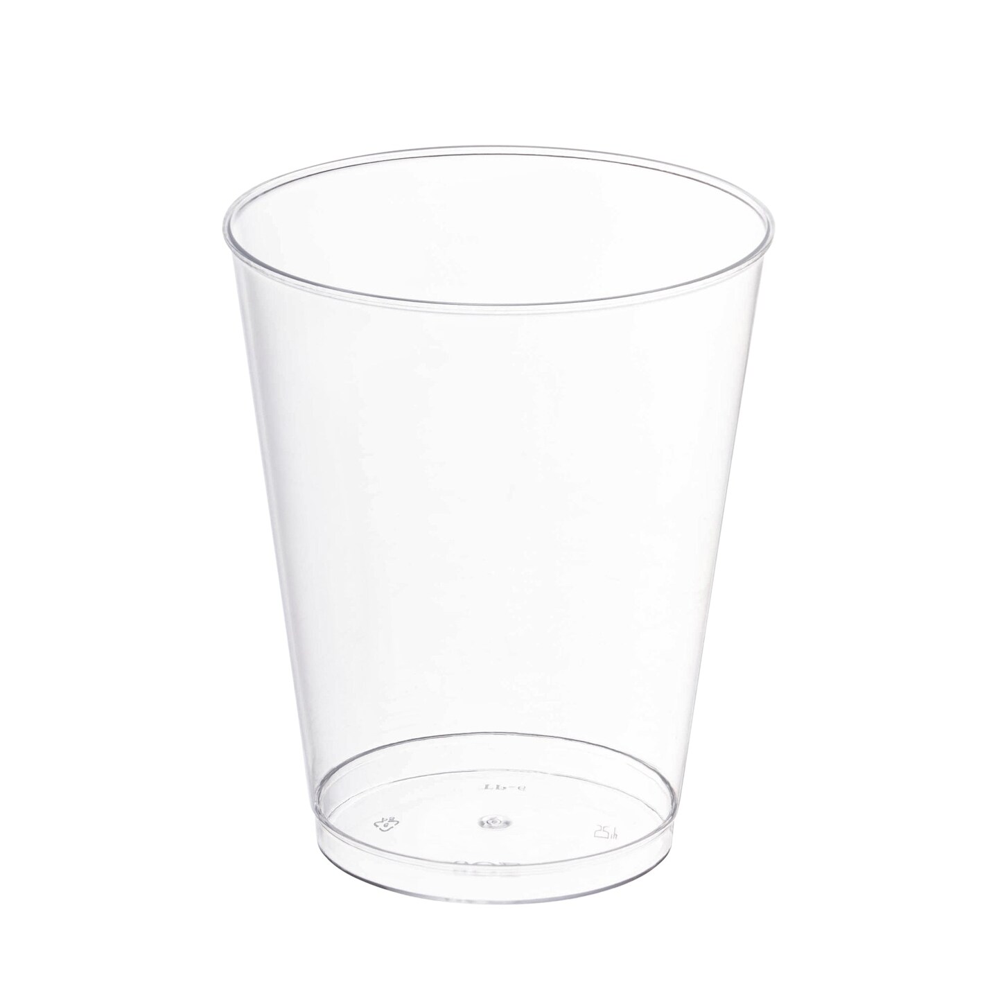 Crystal Clear Round Plastic Disposable Party Cups - 8 oz. (500 Cups ...
