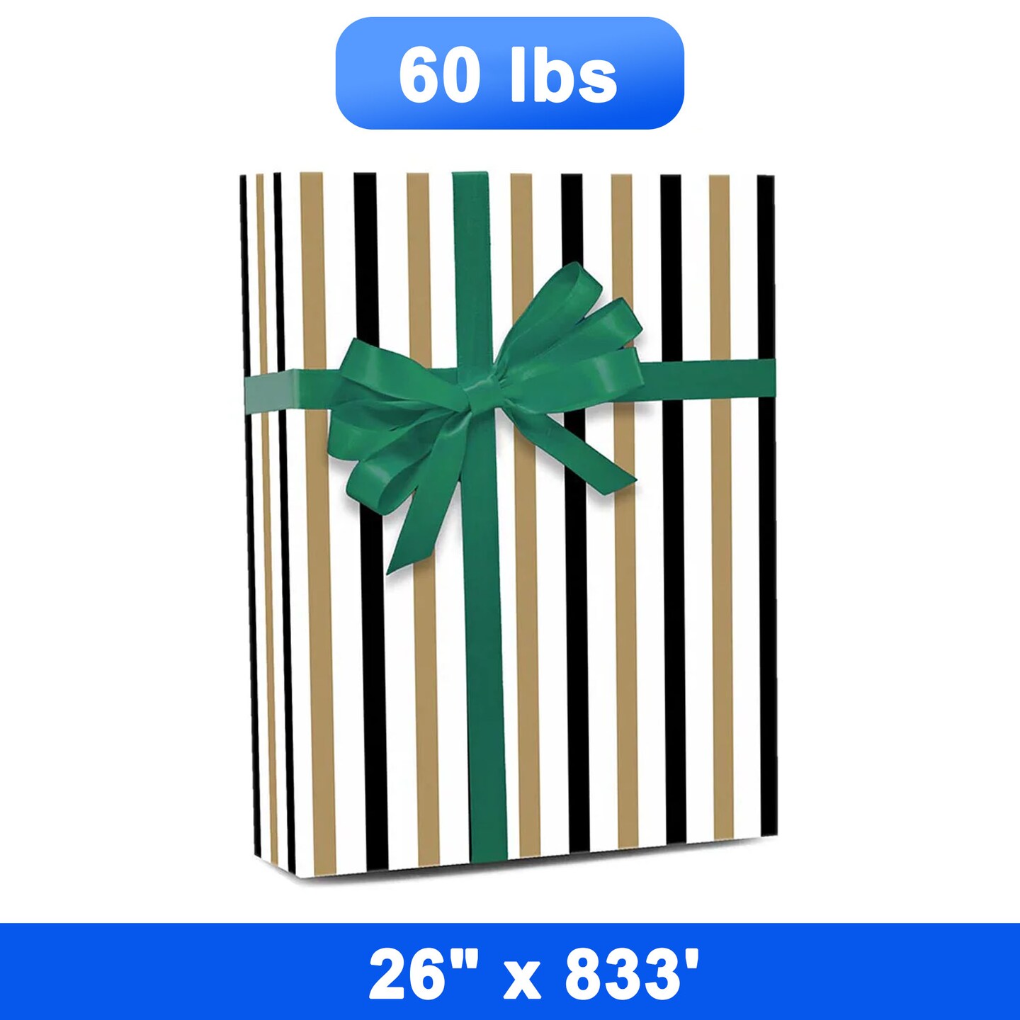 Striped Wrapping Paper 26" x 833" Roll 60 lbs | Michaels