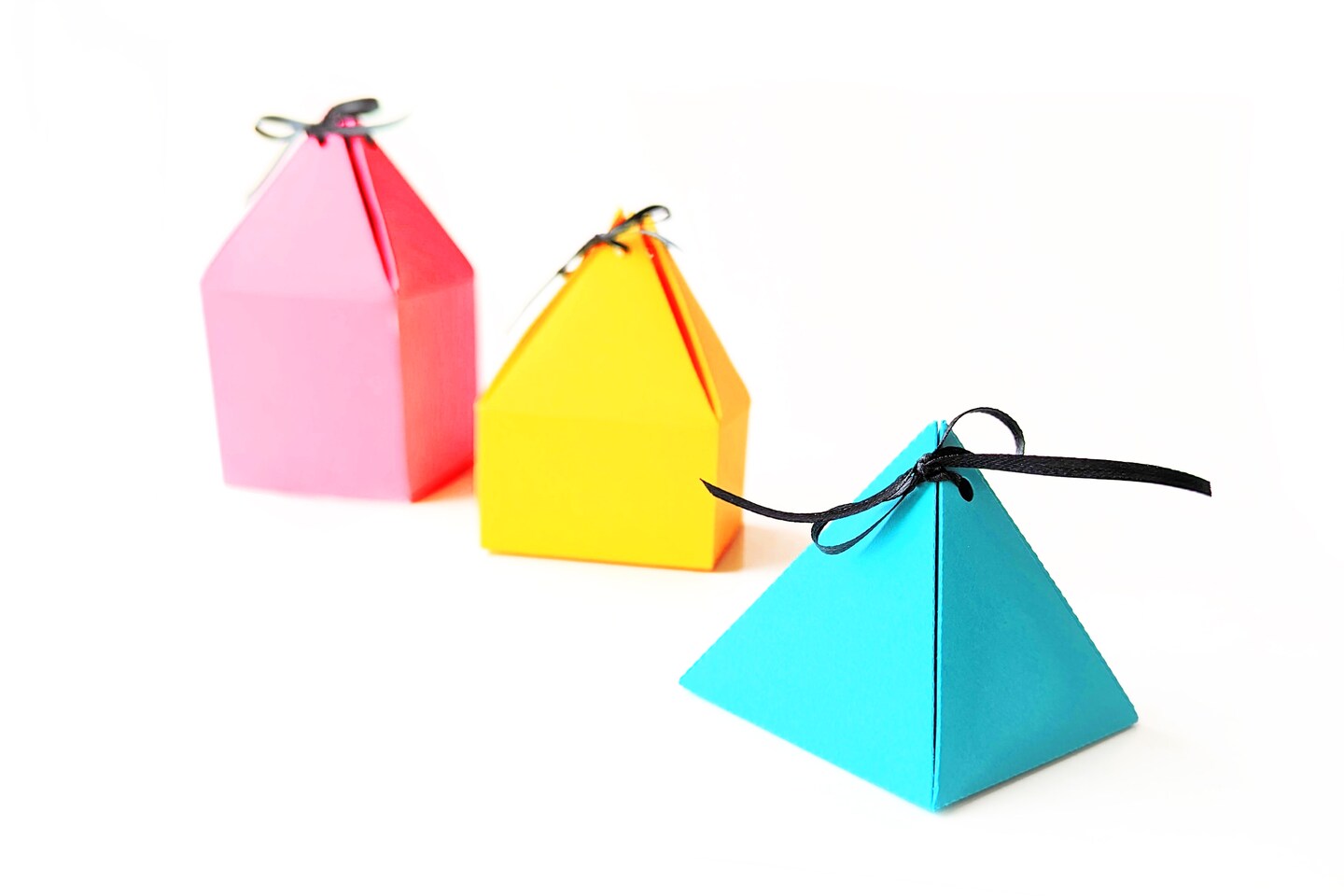 SVG FILE - Pyramid Box with Ribbon Closure SVG | MakerPlace by Michaels