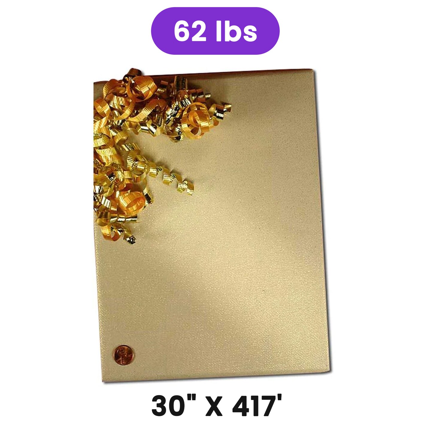 Copper Embossed Metallic Wrapping Paper 30" x 417" Roll | Michaels