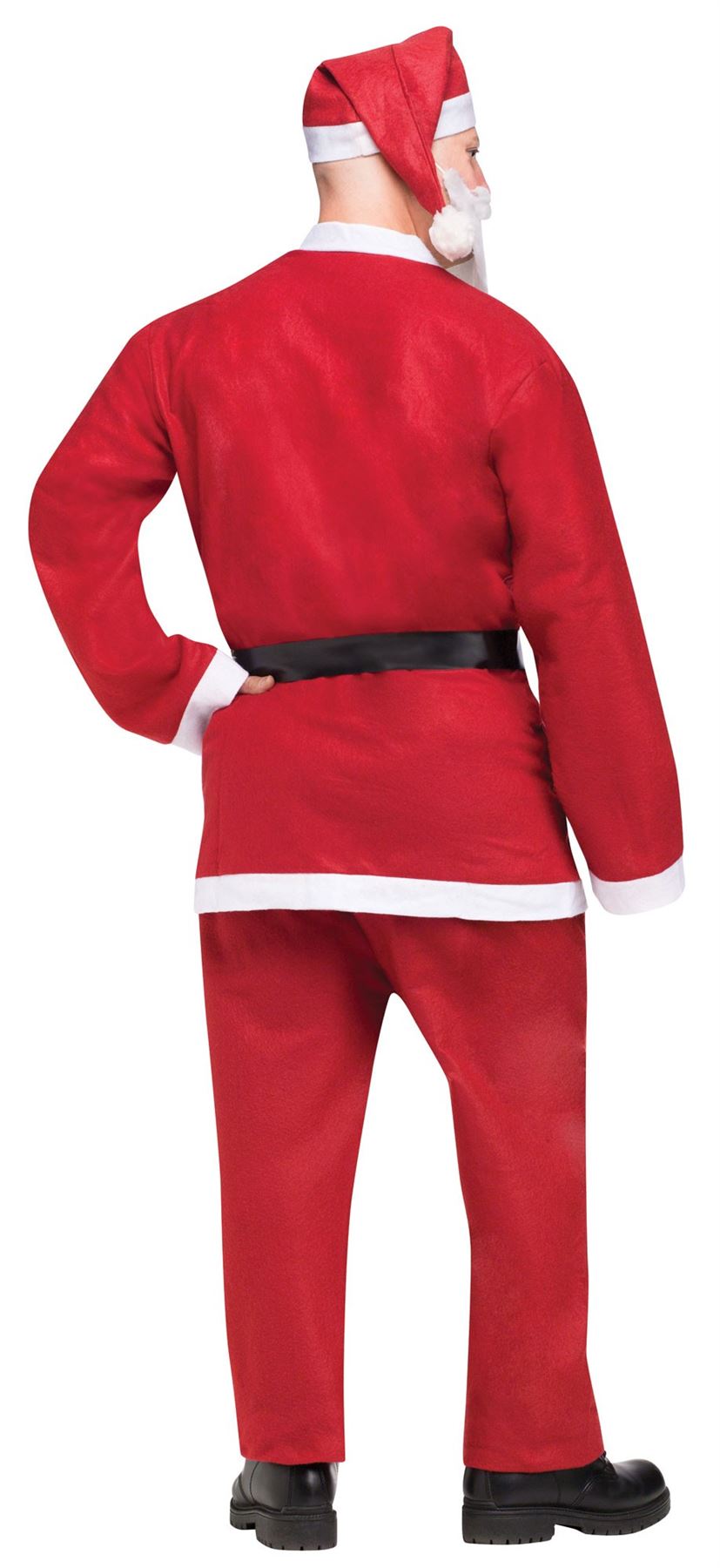Santa Suit Value Economy Adult Mens Bar Hopping Christmas Costume ...