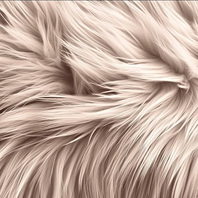 FabricLA Faux Fur Table Runner – Fluffy Snow Christmas Table Runner ...