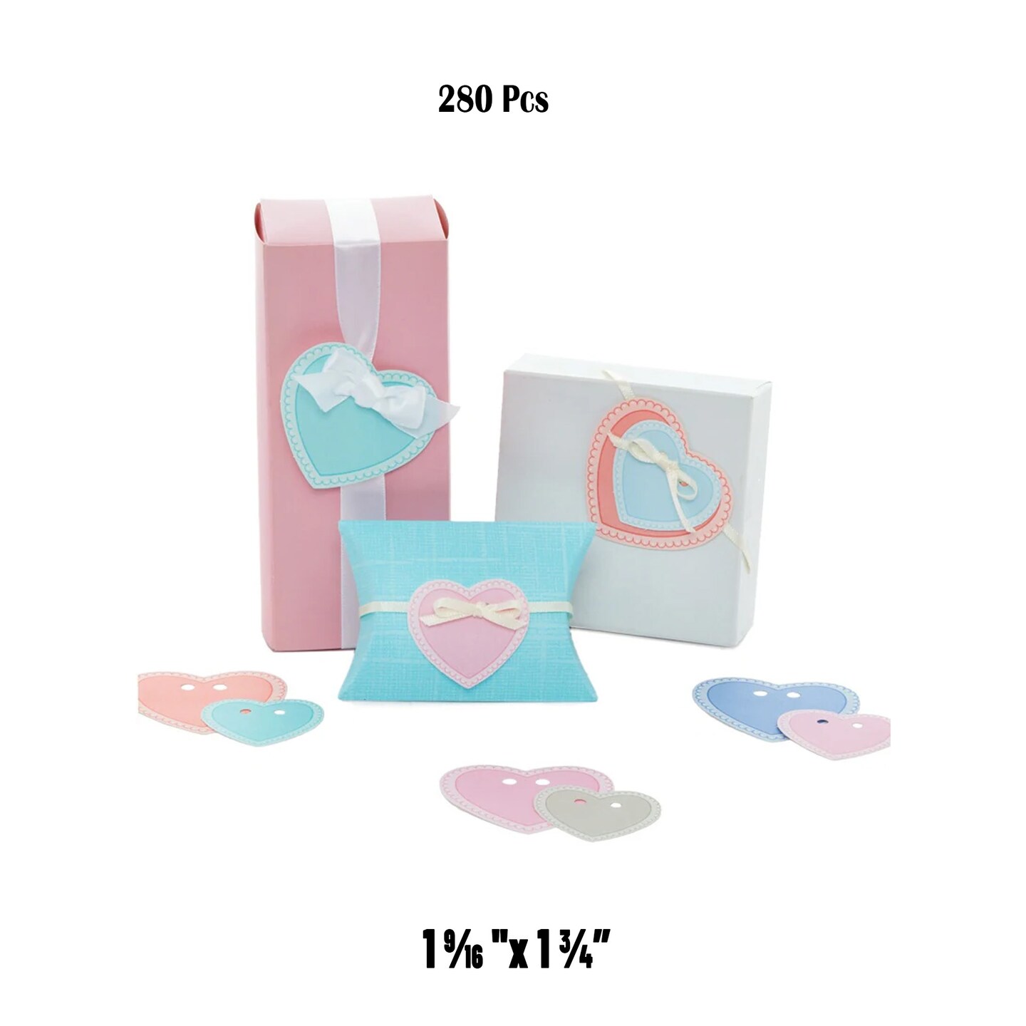 Blue Heart Shape Tags 1.56" x 1.75" | Michaels