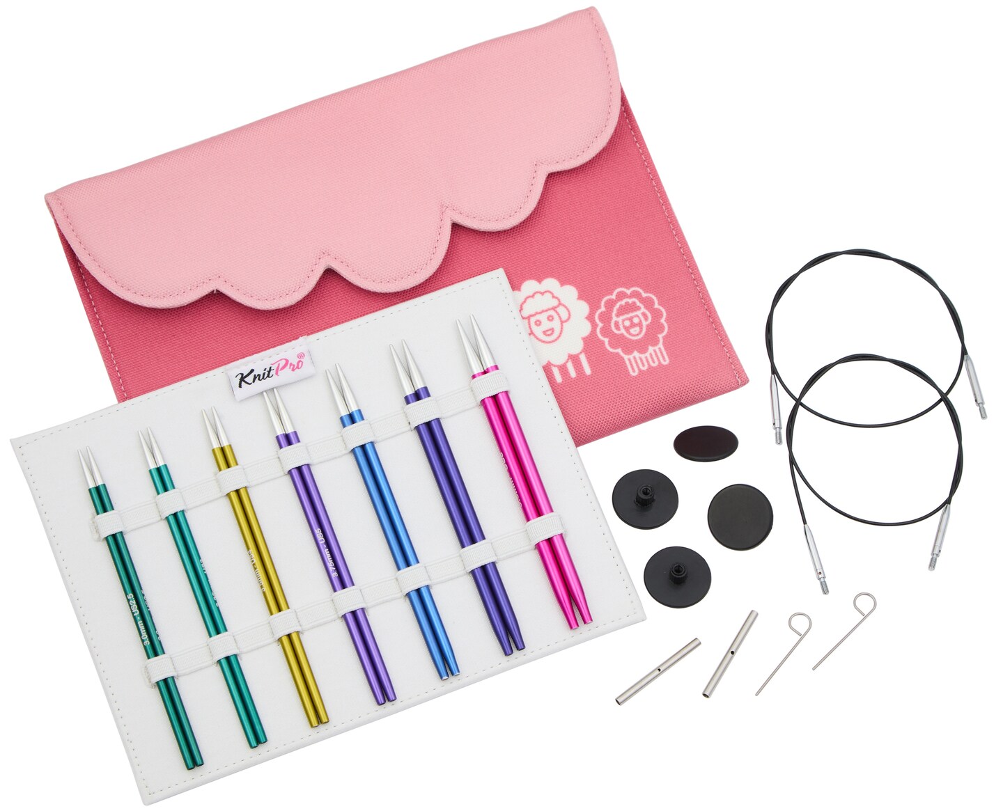KnitPro-Zing Midi Interchangeable Knitting Needle Set 5"-Set Of 7 Pair ...