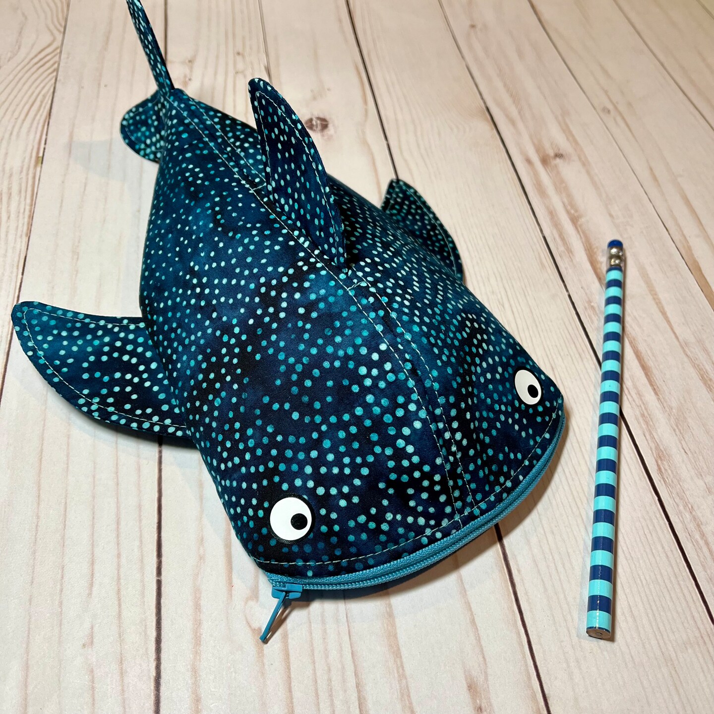 Dotted whale shark pencil case, Inky | MakerPlace by Michaels